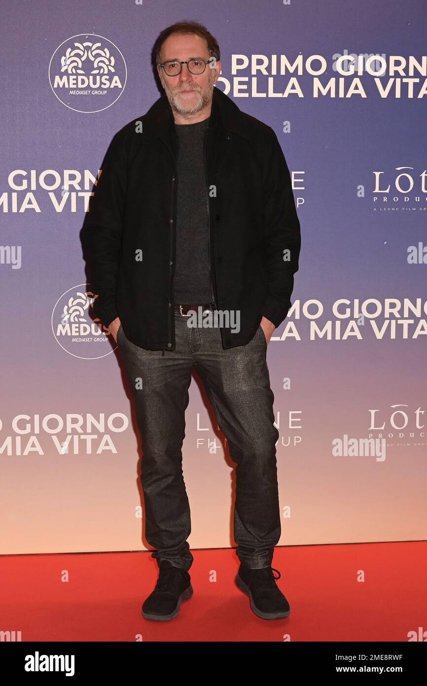Valerio Mastrandrea attends the red carpet of the movie "Il primo ...