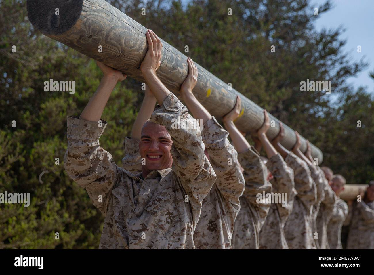 U.S. Marine Corps recruits with Lima Company, 3rd Recruit Training ...