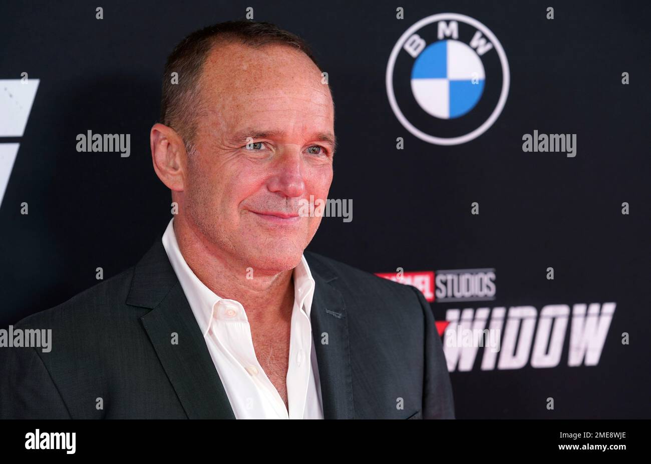 Actor Clark Gregg poses before a fan screening of the new Marvel film ...