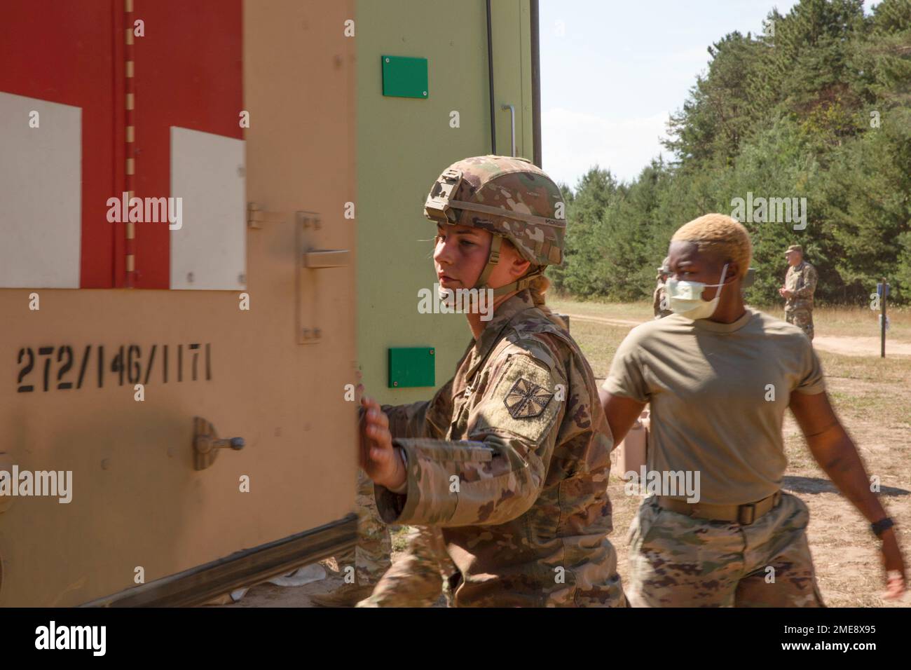 U.S. Army soldier Cpl. Raechel McKiernan, 146th Multifunctional Medical ...