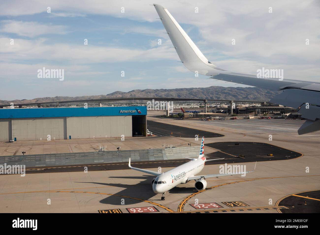 This June 2, 2021, photo shows an American Airlines aircraft landing at ...