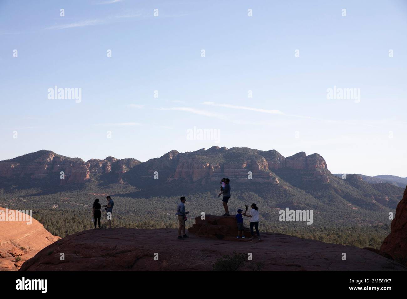 Tourists have their photograph taken as they visit Chicken Point ...
