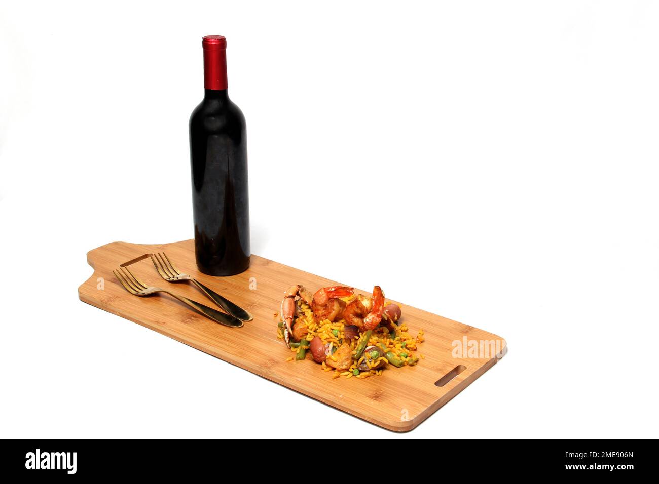 Traditional paella rice from Valencia Spain, made with saffron ...