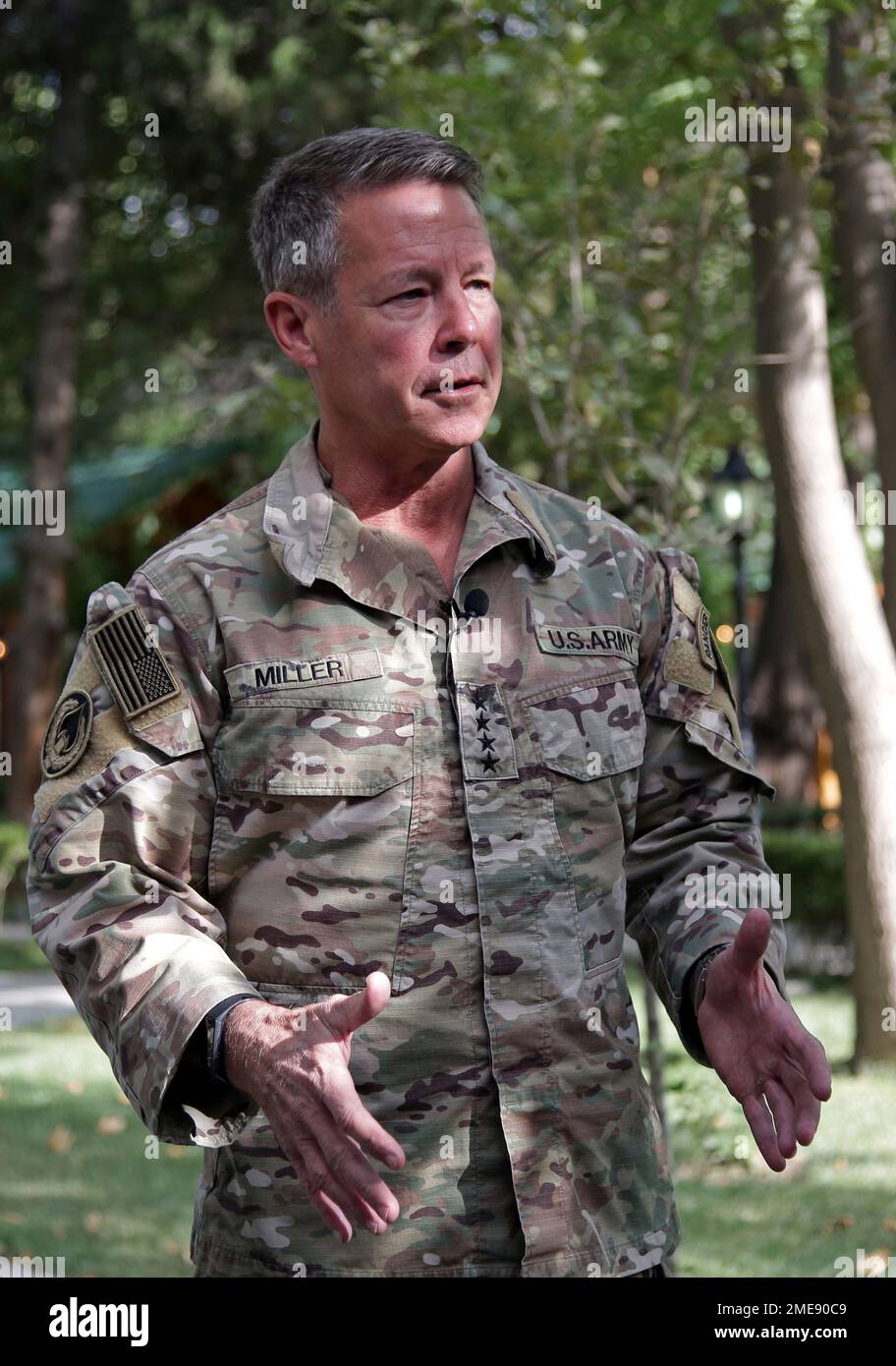U.S. Army Gen. Austin S. Miller, the U.S.'s top general in Afghanistan ...