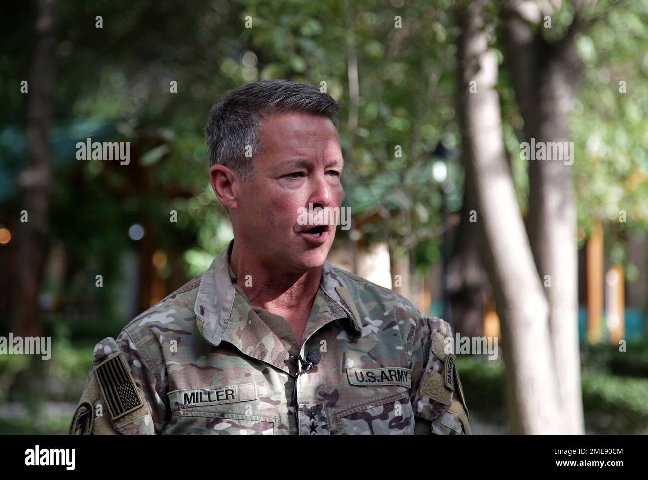 U.S. Army Gen. Austin S. Miller, the U.S.'s top general in Afghanistan ...