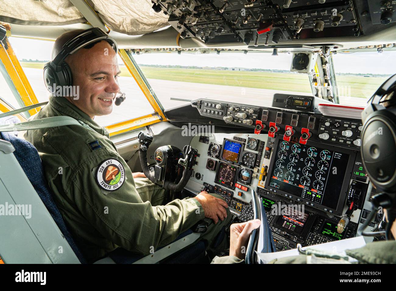 Captain Dave Carr, a Pilot for the 328th Air Refueling Squadron ...