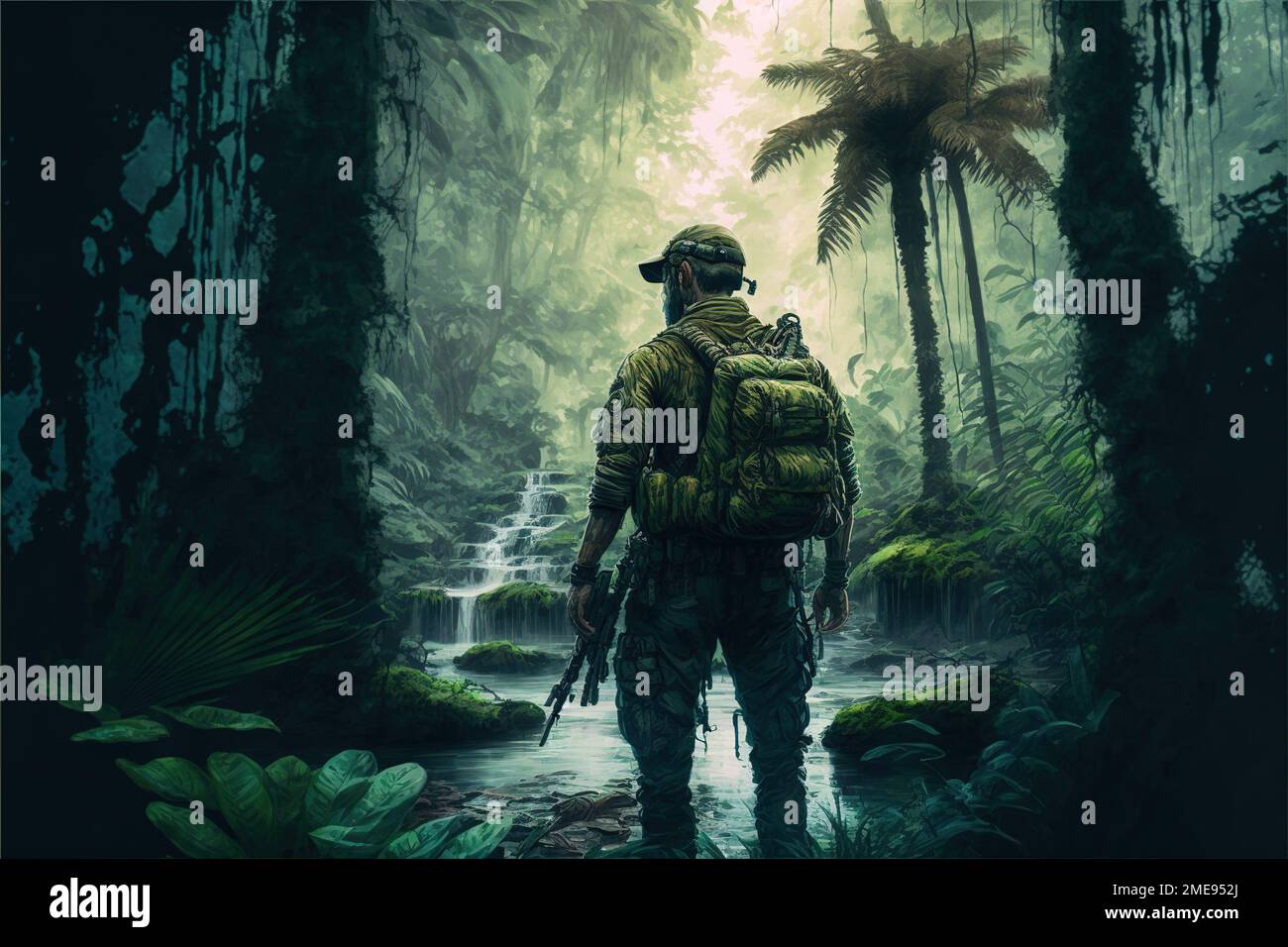 Jungle warfare hi-res stock photography and images - Alamy