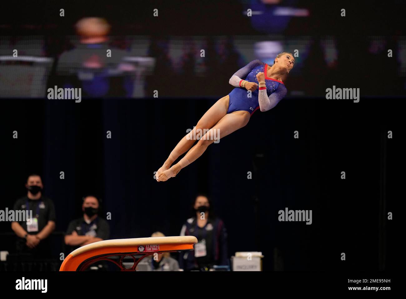 MyKayla Skinner competes on the vault during the women's U.S. Olympic ...