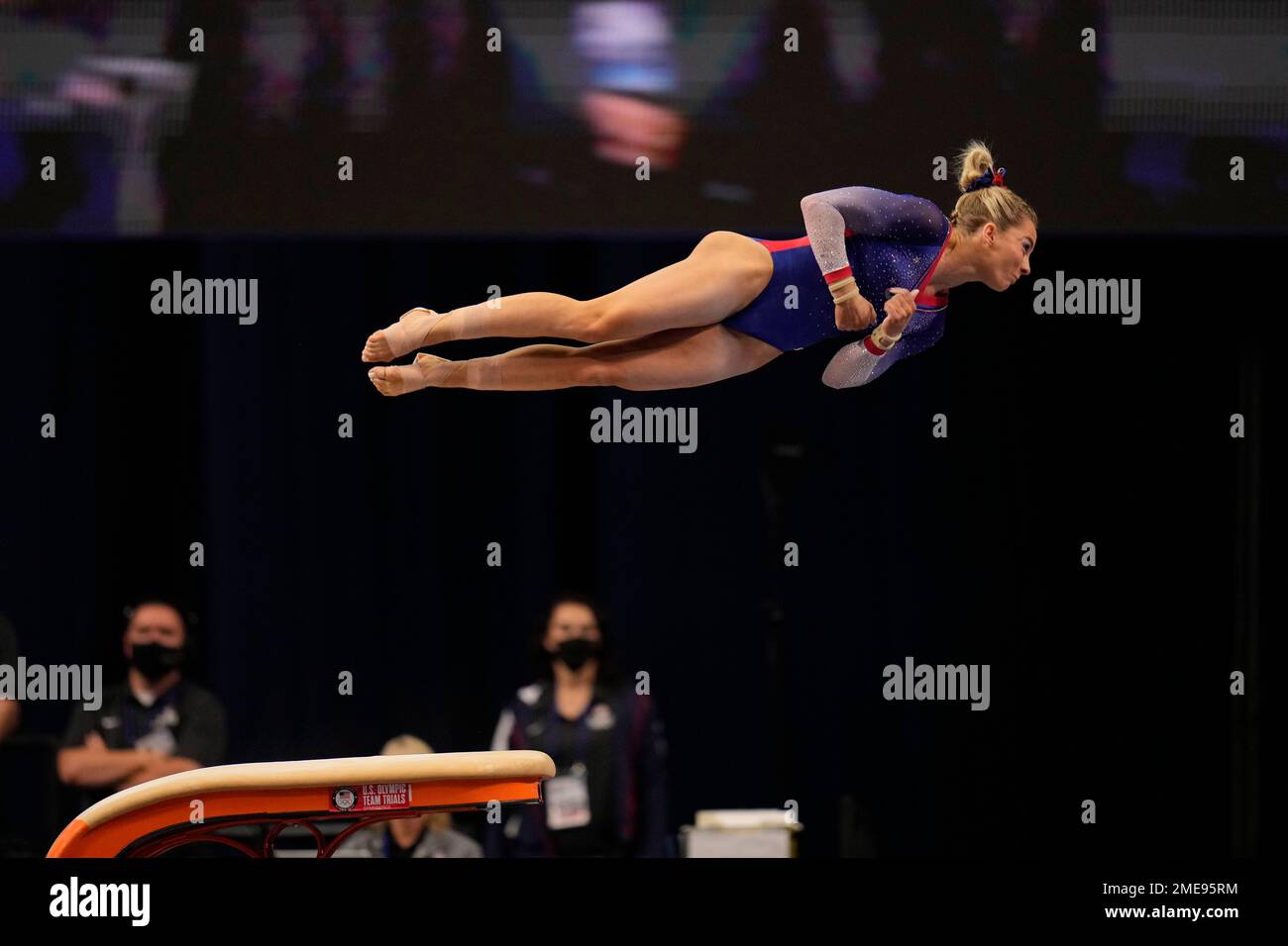 MyKayla Skinner competes on the vault during the women's U.S. Olympic ...