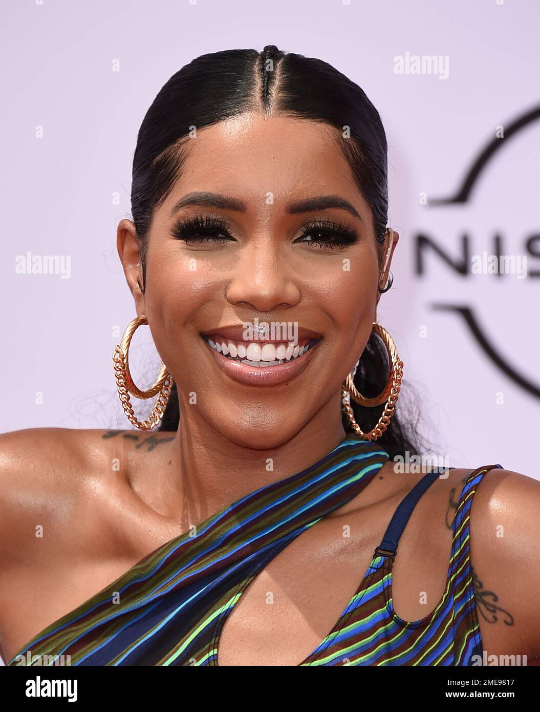 Watch Jazzy arrives at the BET Awards on Sunday, June 27, 2021, at the ...