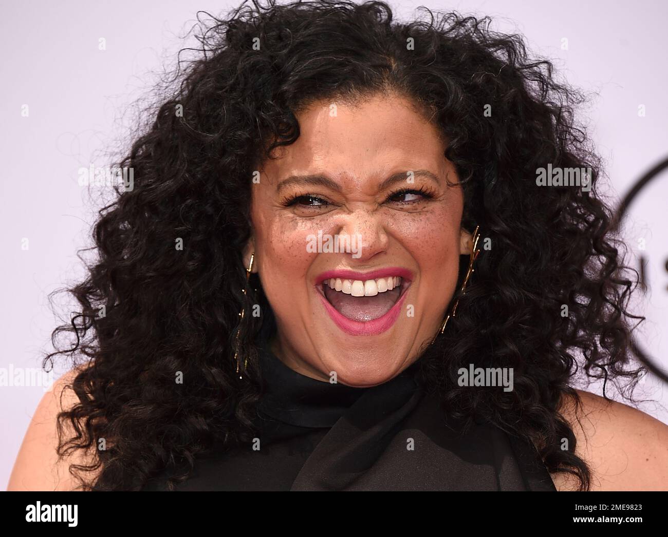 Michelle Buteau arrives at the BET Awards on Sunday, June 27, 2021, at ...