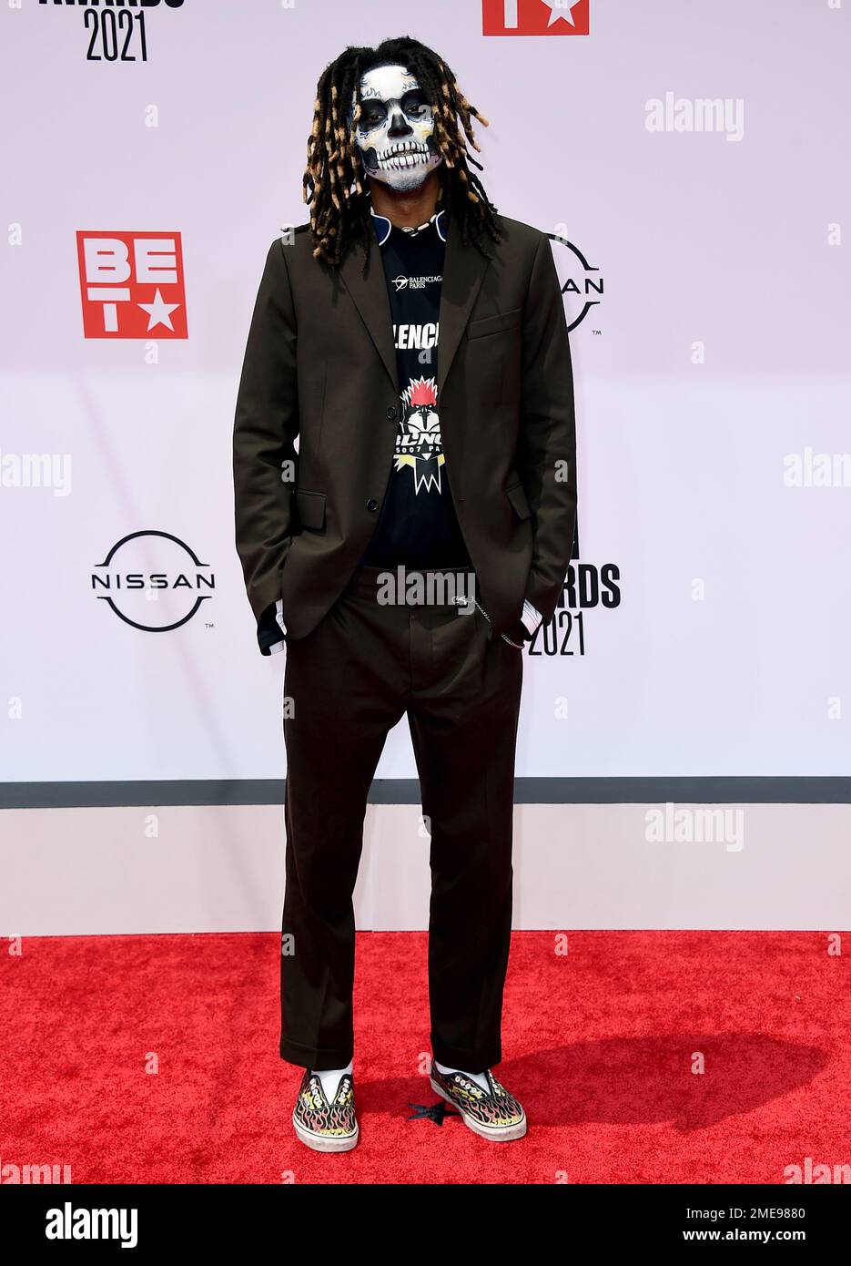 Note Marcato arrives at the BET Awards on Sunday, June 27, 2021, at the ...