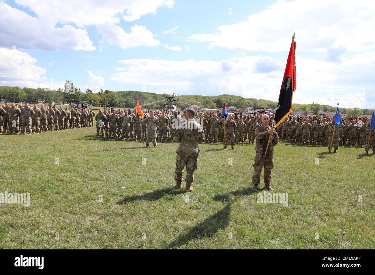 Col. Richard Ferguson, 29th Combat Aviation Brigade commander, Maryland ...