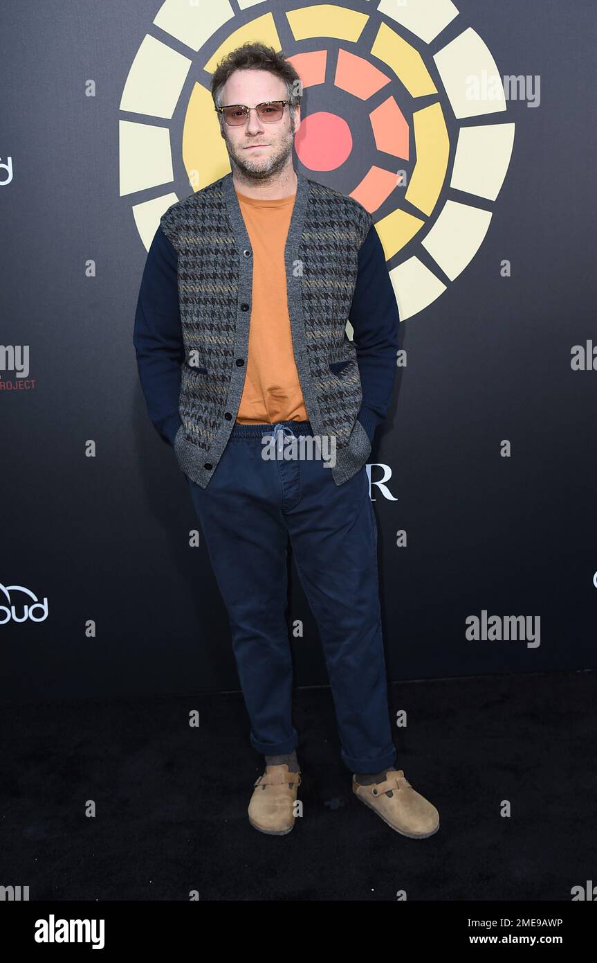 Seth Rogen arrives at CTAOP's Night Out 2021: Fast and Furious on ...