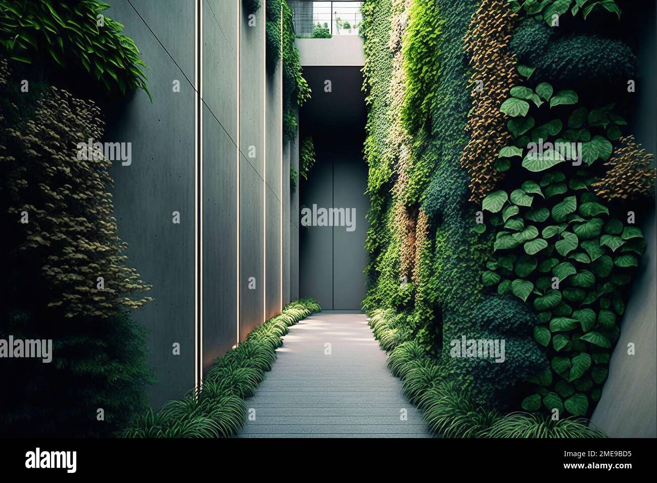 Green wall vertical garden friendly green nature eco friendly design ...