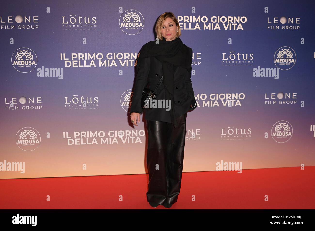 Anna Ferzetti attends the red carpet of the movie "Il primo giorno ...
