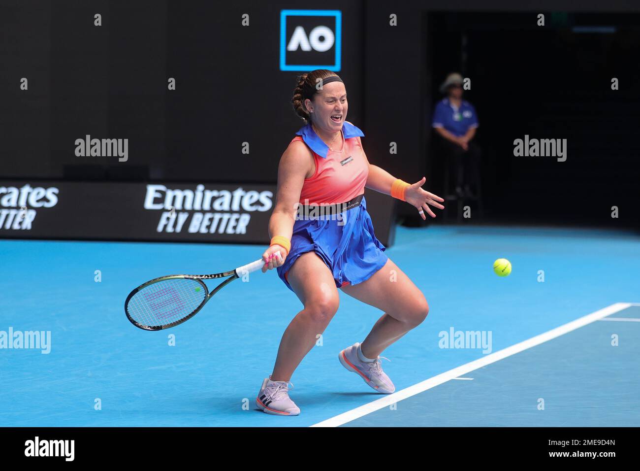 Melbourne, Australia. 24th Jan, 2023. Jelena Ostapenko of Latvia in ...