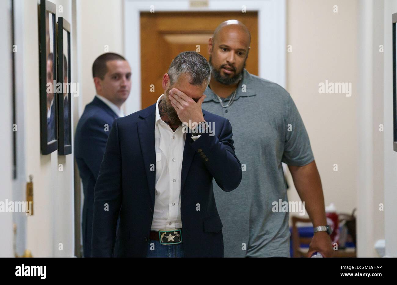 Michael Fanone, left, a Washington Metropolitan Police Department ...