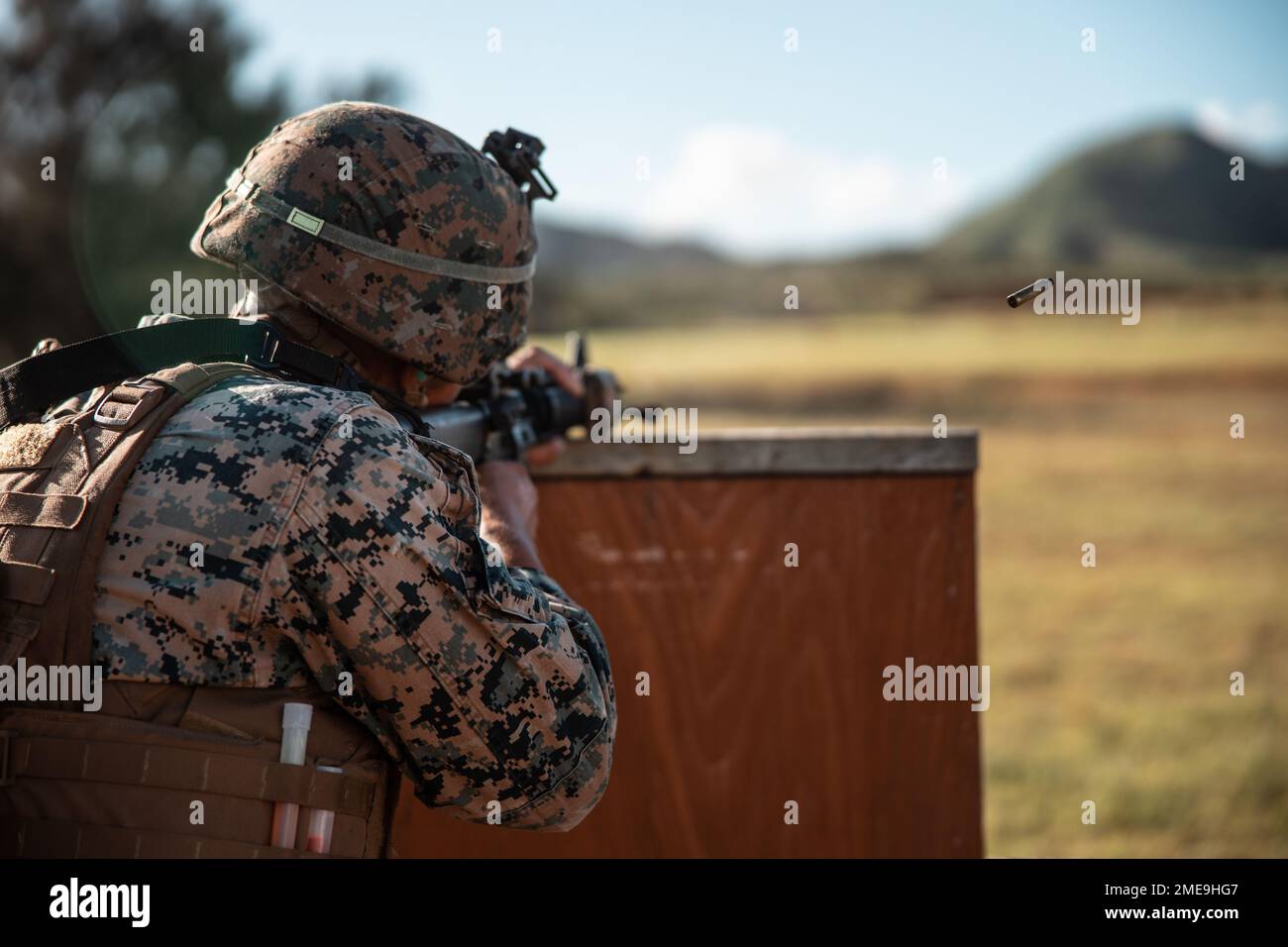 U.S. Marine Corps Cpl. Nico Garcia, a motor vehicle operator with 3rd ...