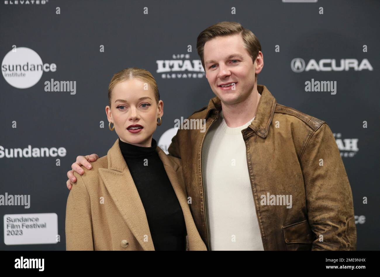 Actors Jane Levy, left, and Will Pullen, right, pose at the "A Little ...