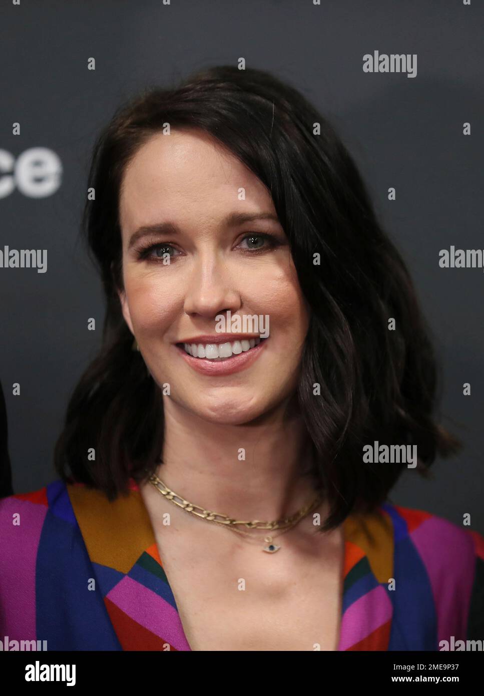 Actor Anna Camp poses at the "A Little Prayer" premiere during the 2023 ...