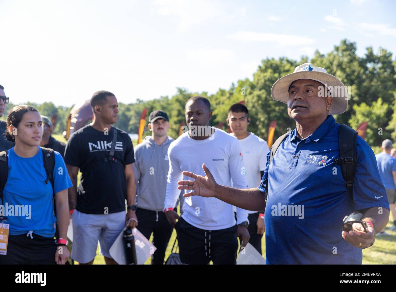 U.S. Marine Corps Sgt. Maj. Keith Long, retired, military affairs ...