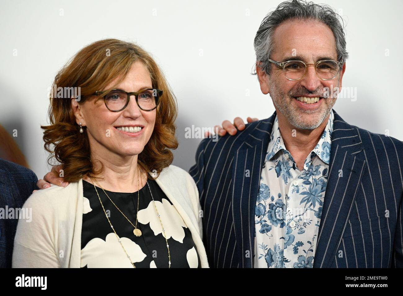 Dreamworks Animation president Margie Cohn, left, poses with husband ...
