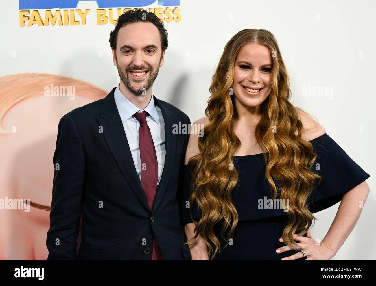 Composer Steve Mazzaro, left, and wife Stephanie Olmanni attend the ...