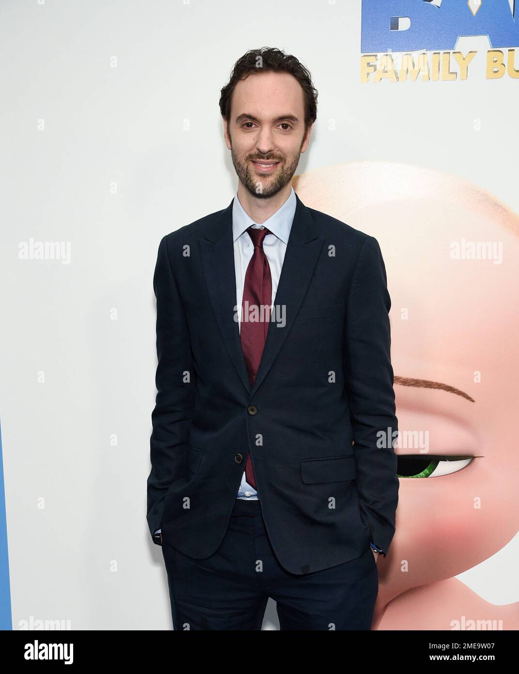 Composer Steve Mazzaro attends the world premiere of "The Boss Baby ...