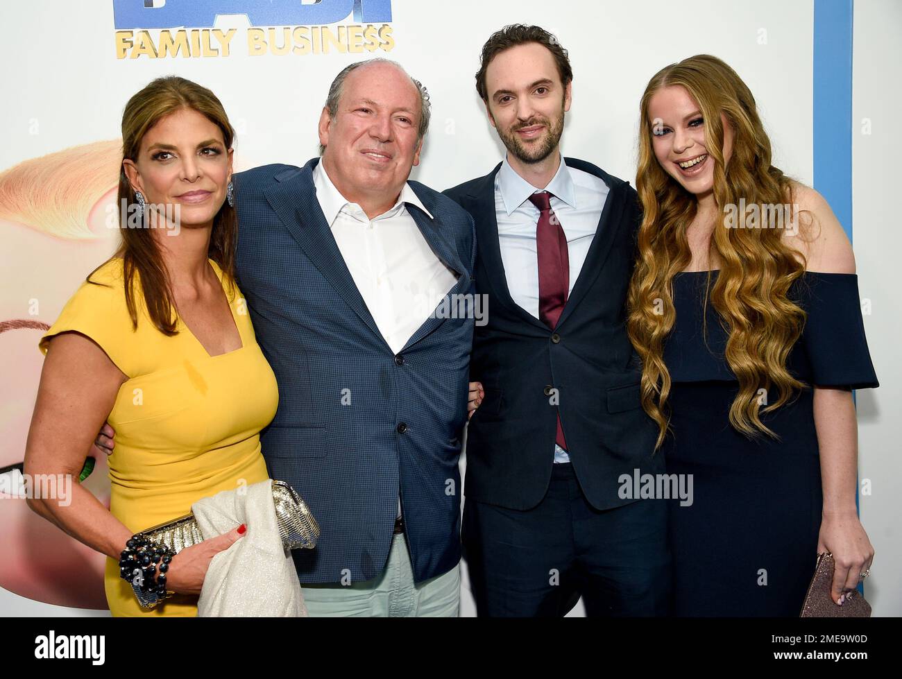 Dina De Luca, left, composer Hans Zimmer, composer Steve Mazzaro and ...
