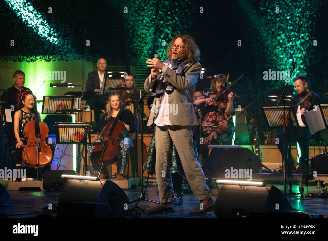 Glasgow Scotland. 19 January 2023. Liam O Maonial, Irish musician, of ...