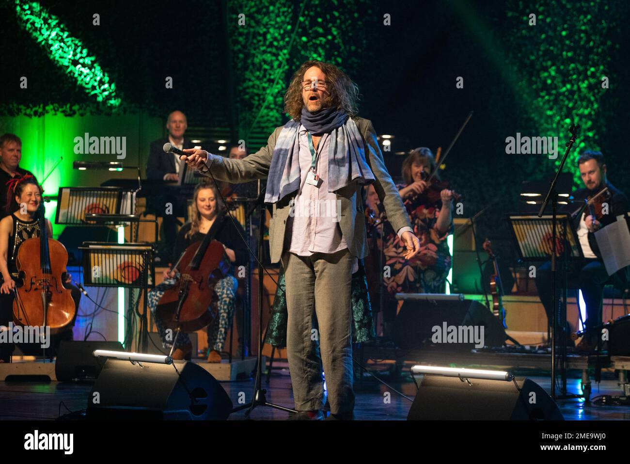 Glasgow Scotland. 19 January 2023. Liam O Maonial, Irish musician, of ...