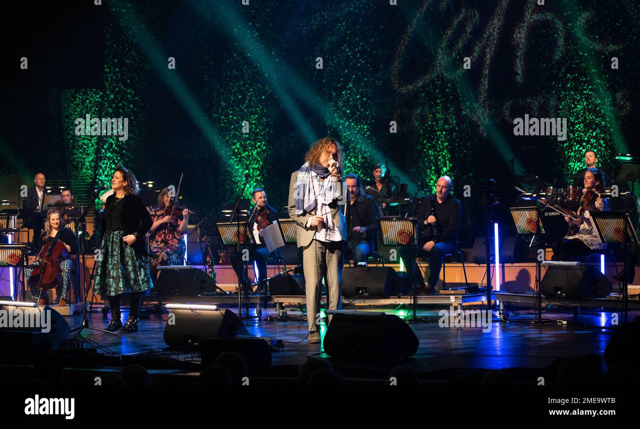 Glasgow Scotland. 19 January 2023. Liam O Maonial, Irish musician, of ...