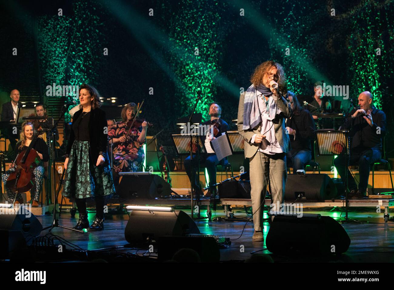 Glasgow Scotland. 19 January 2023. Liam O Maonial, Irish musician, of ...
