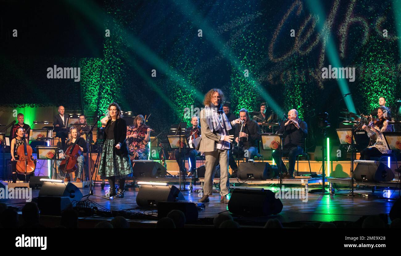 Glasgow Scotland. 19 January 2023. Liam O Maonial, Irish musician, of ...