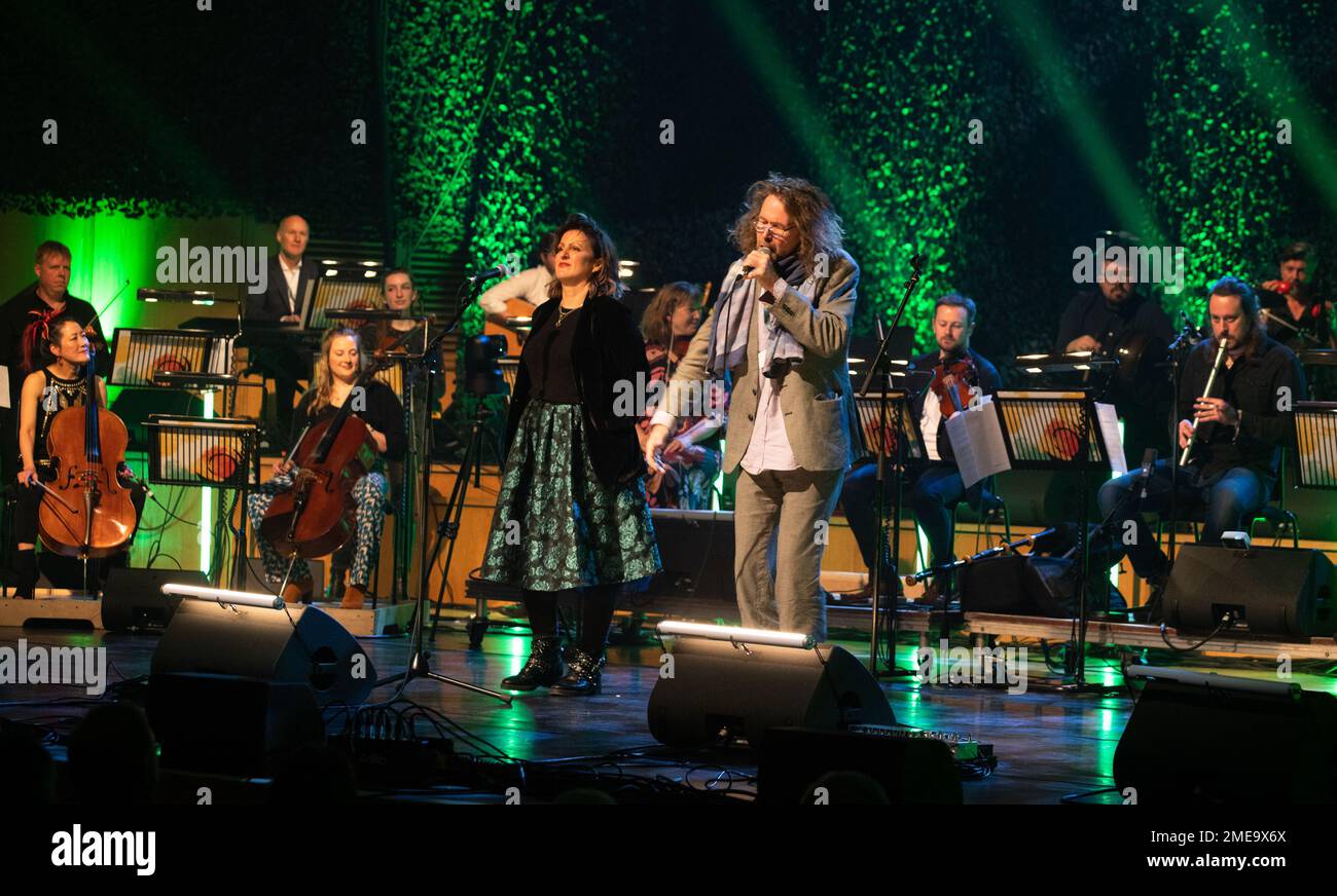 Glasgow Scotland. 19 January 2023. Liam O Maonial, Irish musician, of ...