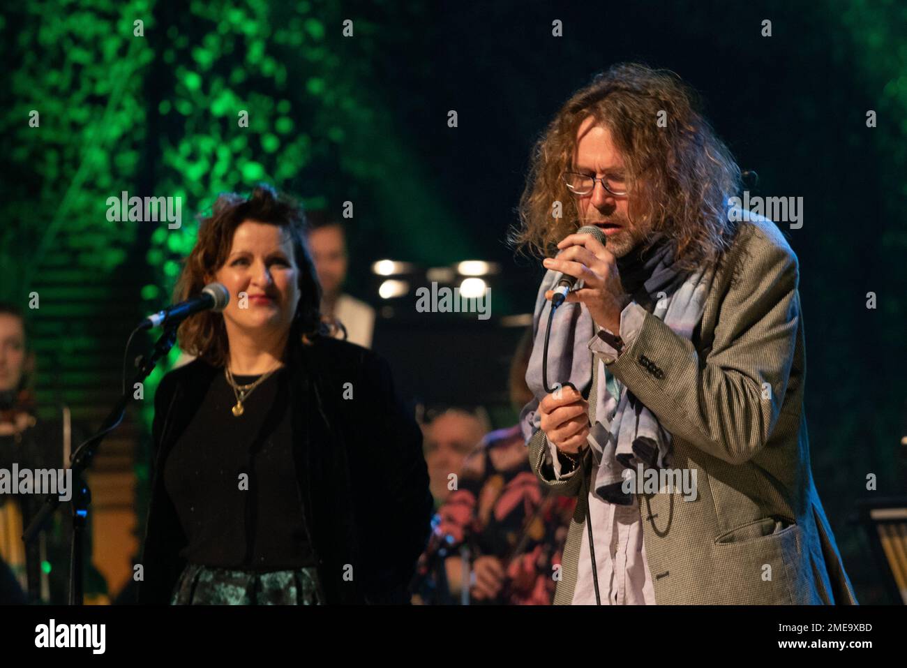 Glasgow Scotland. 19 January 2023. Liam O Maonial, Irish musician, of ...
