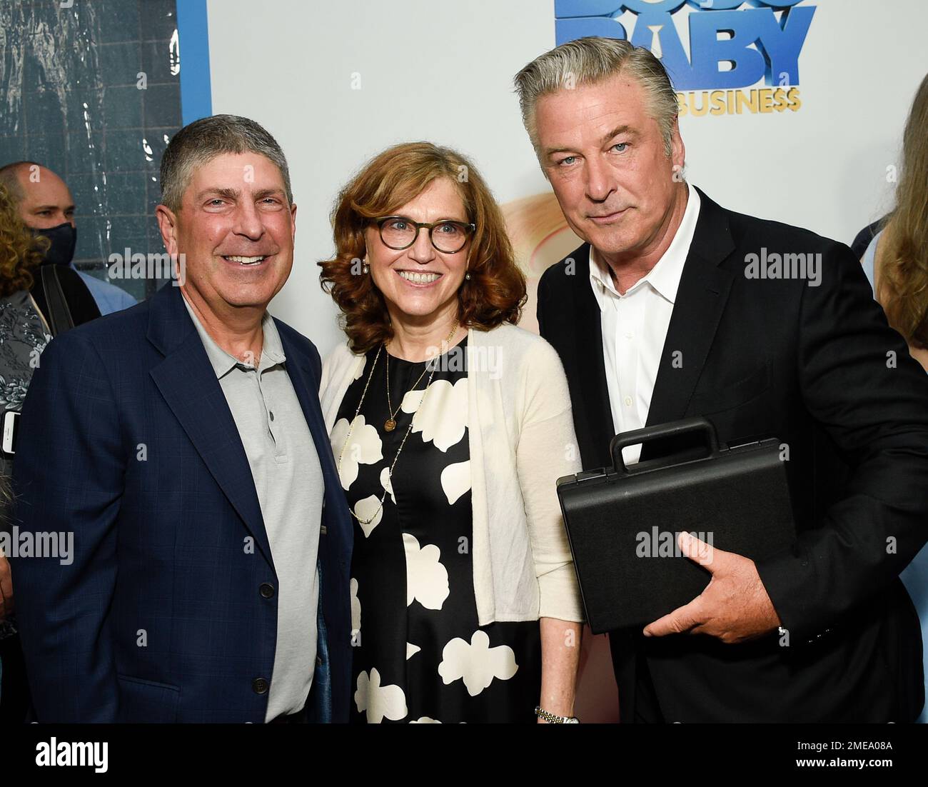 NBCUniversal CEO Jeff Shell, left, Dreamworks Animation president ...