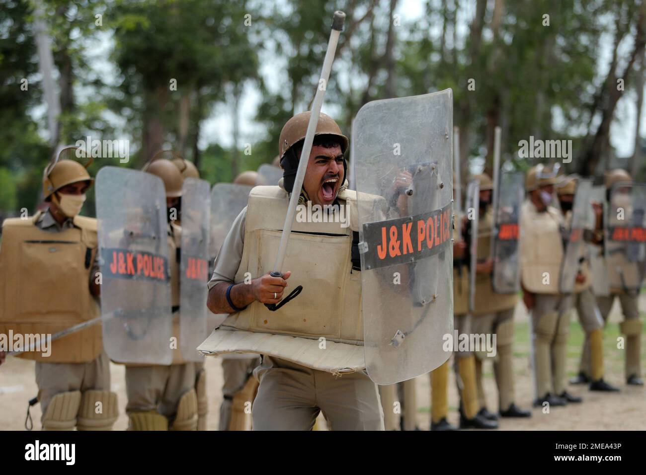 Special police officer recruits who completed nearly three months ...