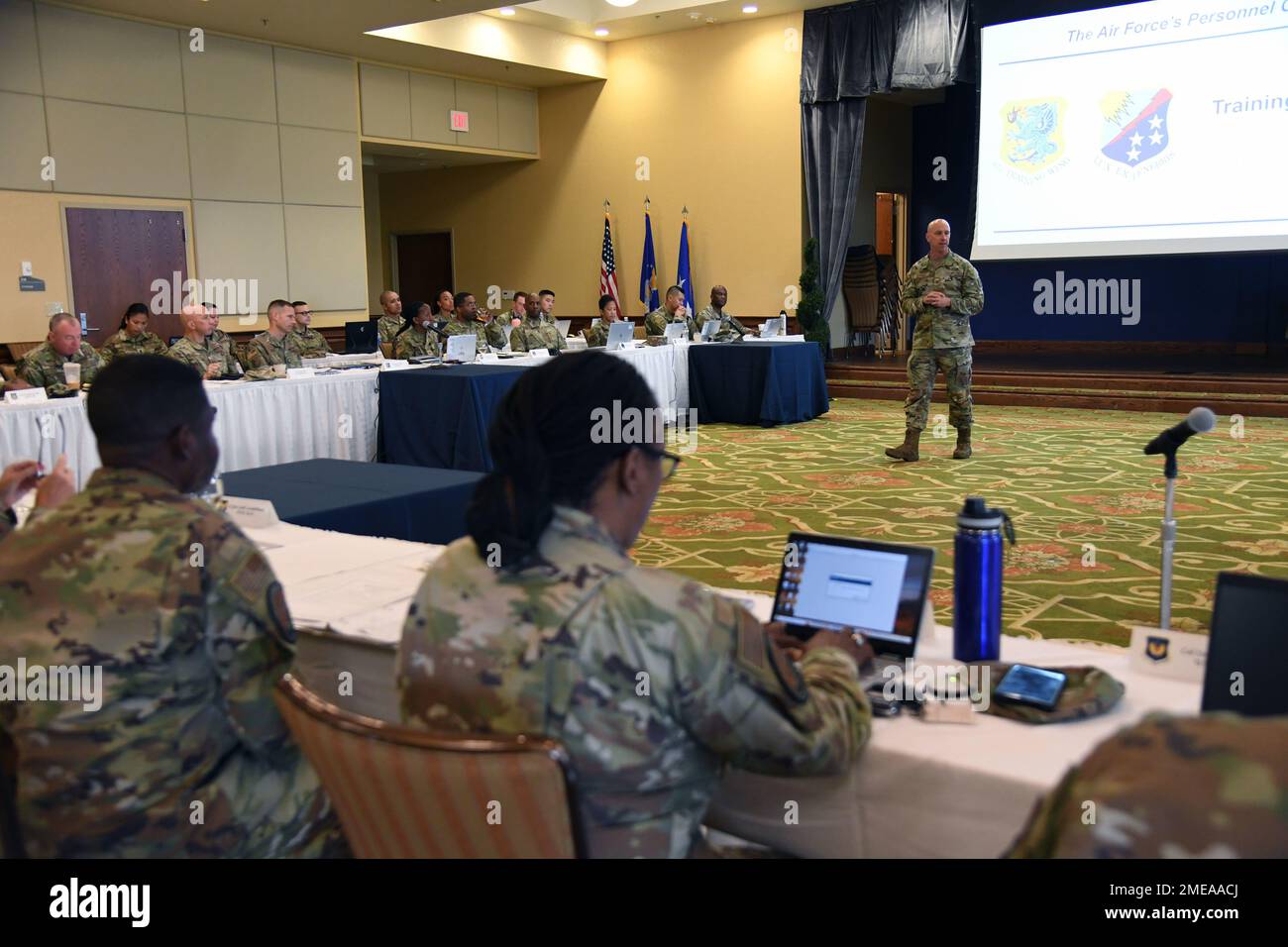 U.S. Air Force Col. William Hunter, 81st Training Wing commander ...