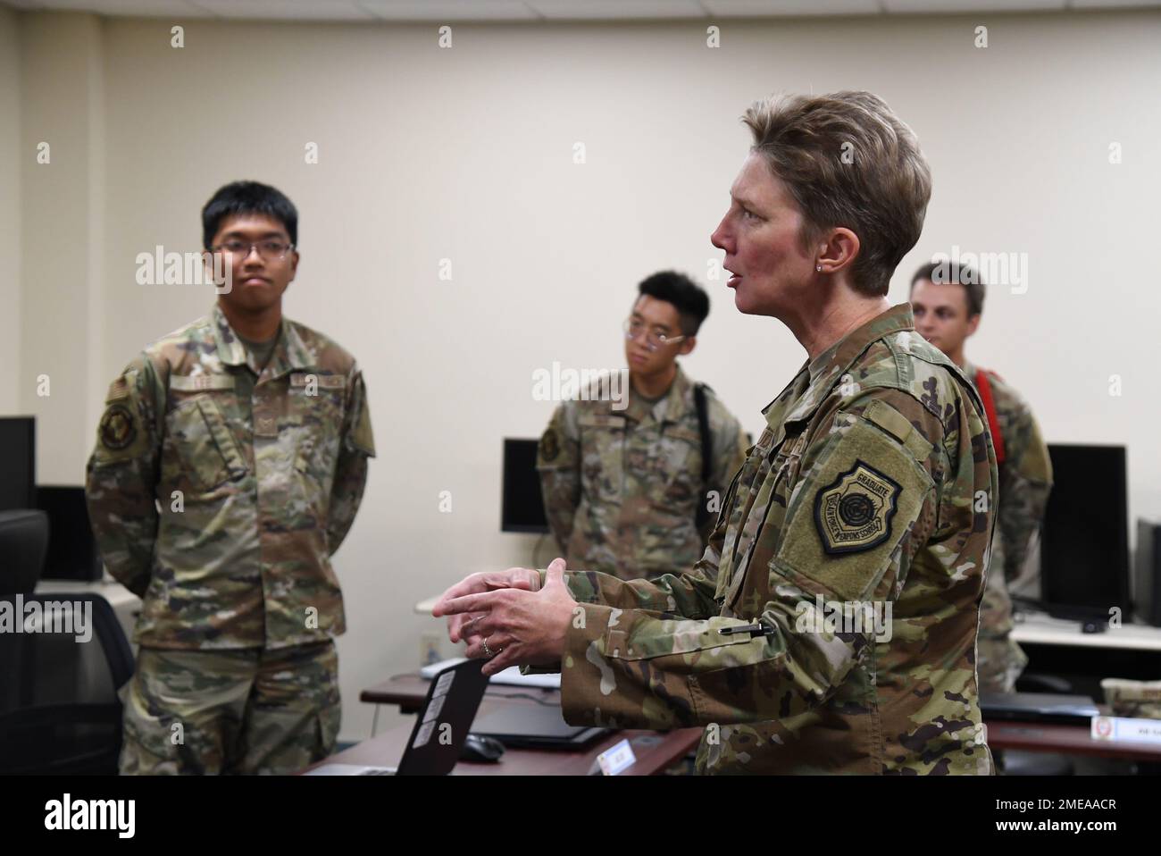 U.S. Air Force Lt. Gen. Leah Lauderback, Deputy Chief of Staff for ...
