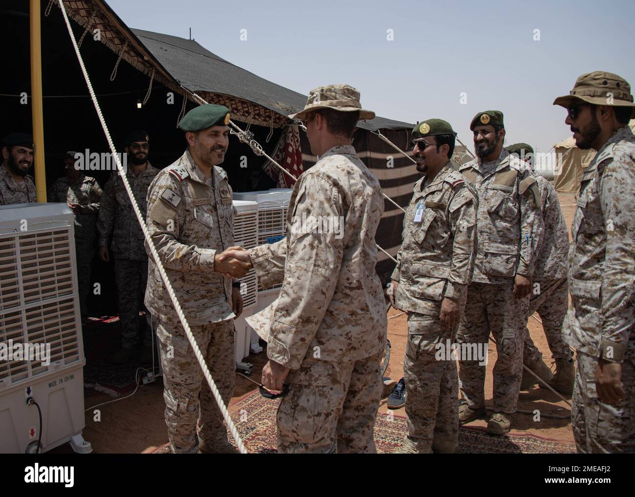 Brig. Gen. Saad Mohammed Al-Ahmari, left, an aviation institute with ...