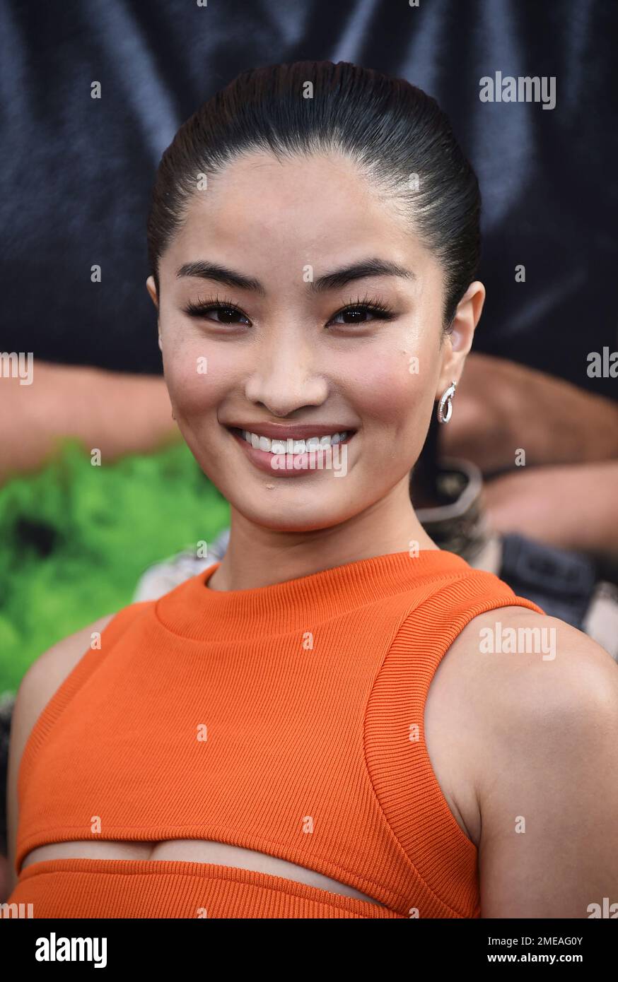 Anna Sawai arrives at the Los Angeles premiere of "F9: Fast & Furious 9 ...