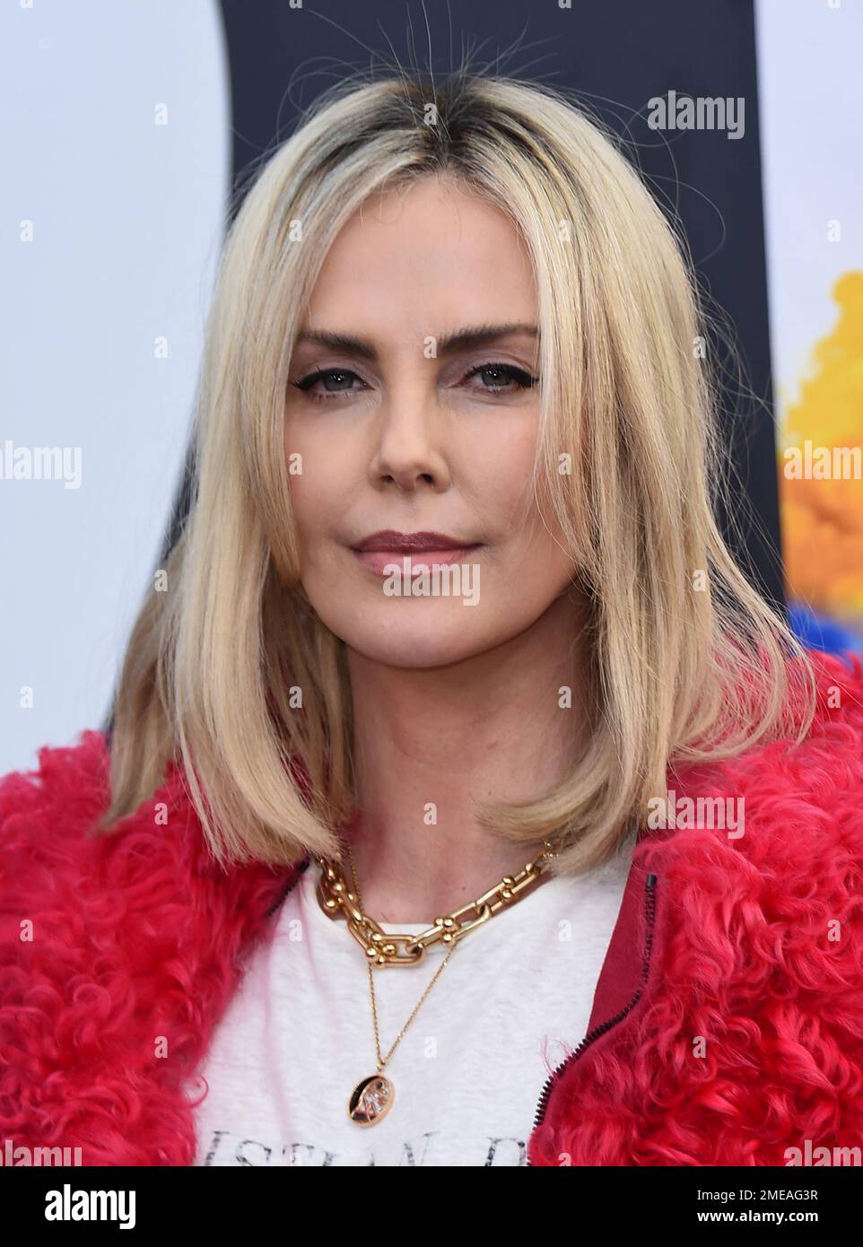 Charlize Theron arrives at the Los Angeles premiere of "F9: Fast ...