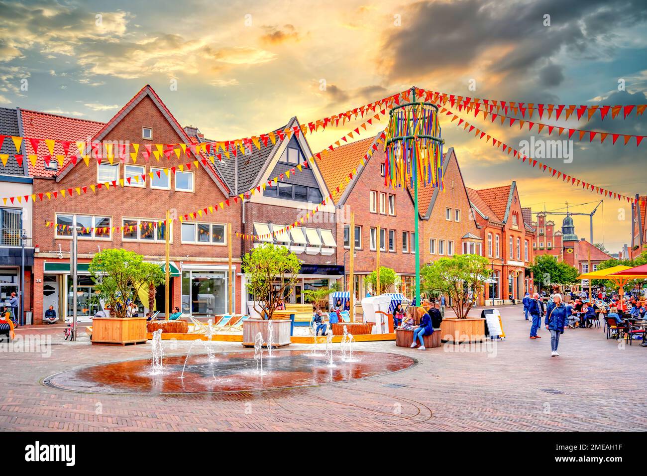 Old city of Meppen, Germany Stock Photo - Alamy