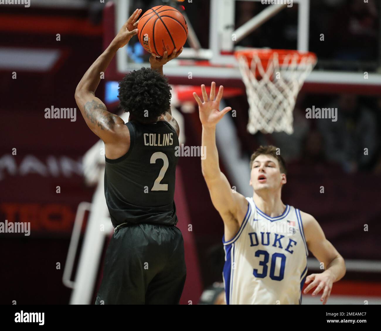 January 23, 2023: Virginia Tech Hokies guard Michael Collins Jr. (2 ...