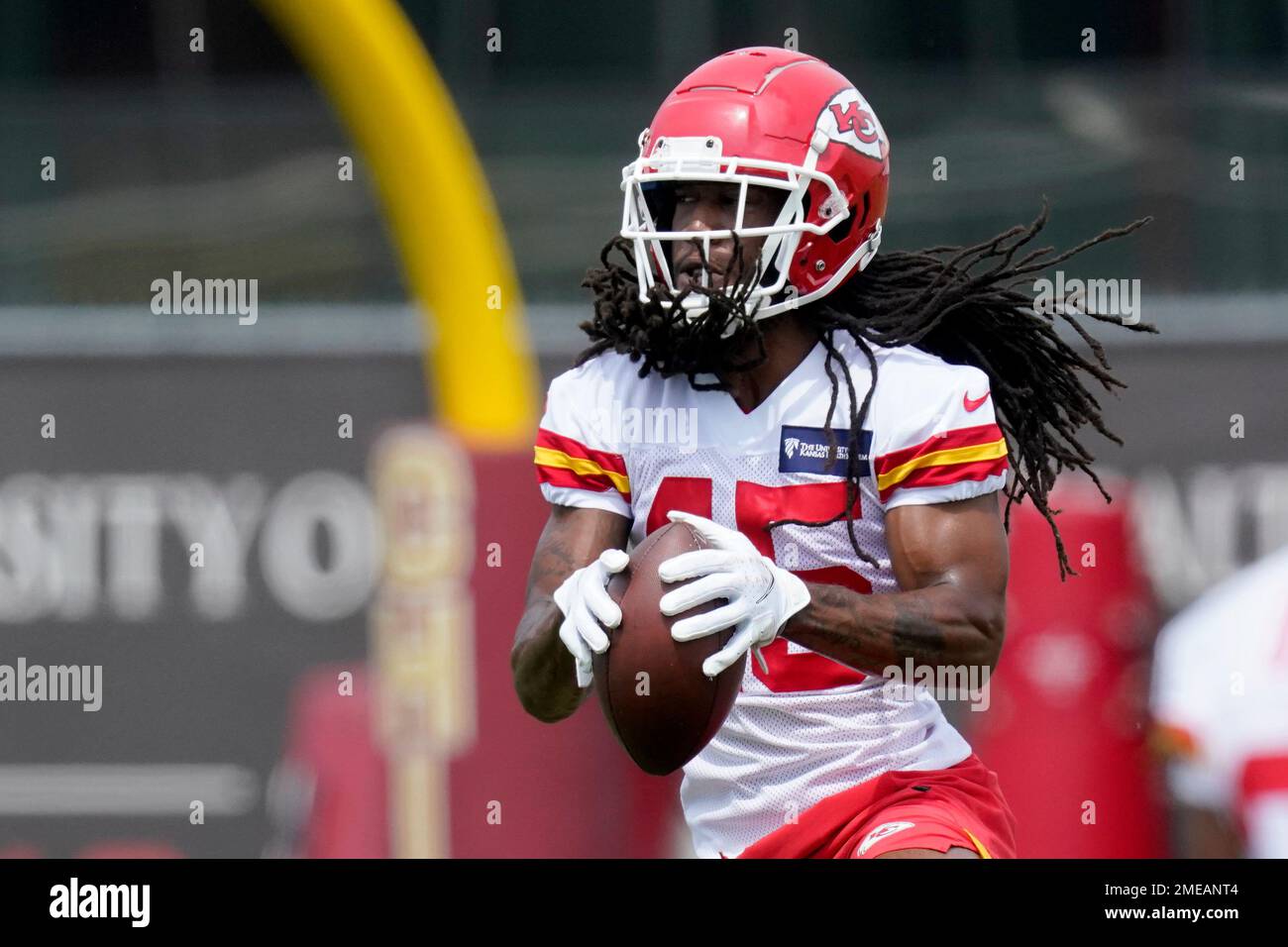 Kansas City Chiefs fullback Michael Burton during the NFL football team ...
