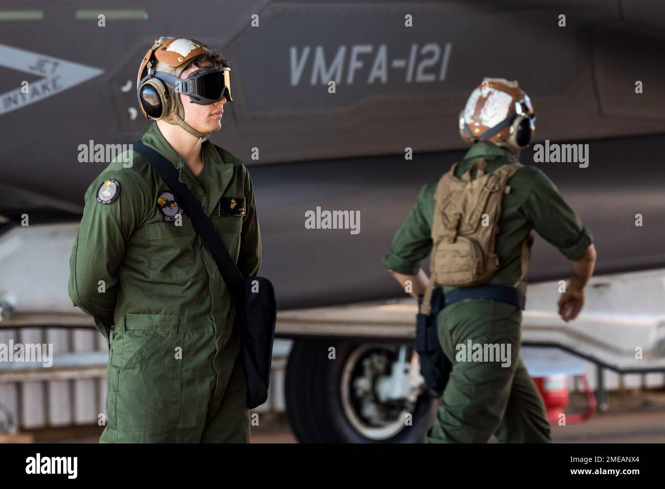 U.S. Marine Corps Cpl. Gavin Saylor, a fixed-wing aircraft mechanic ...