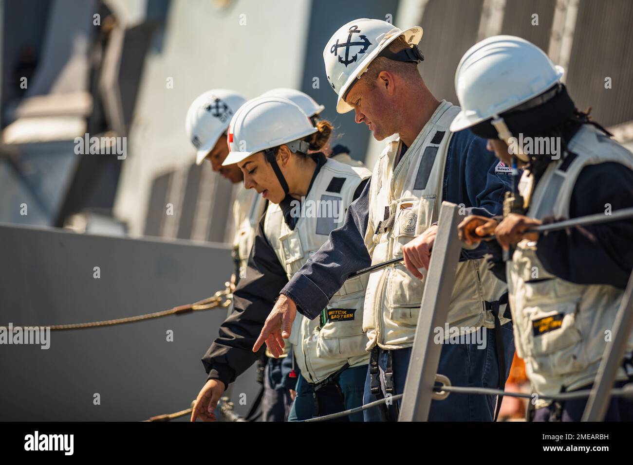 220815-N-GF955-1254 ATLANTIC OCEAN (Aug. 15, 2022) Safety and medical ...