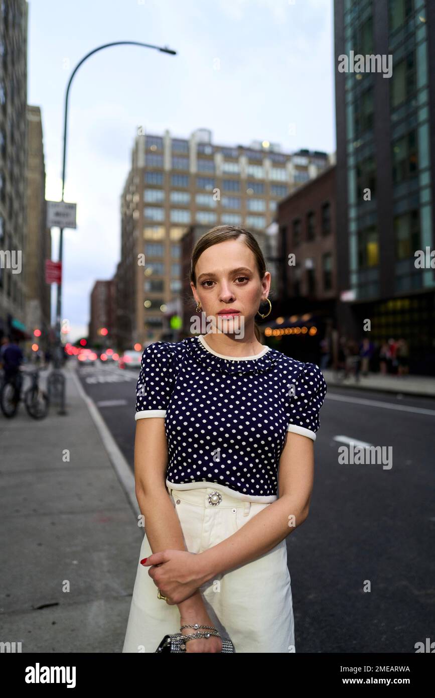 In this June 9, 2021 photo, Shira Haas poses for a portrait in New York ...